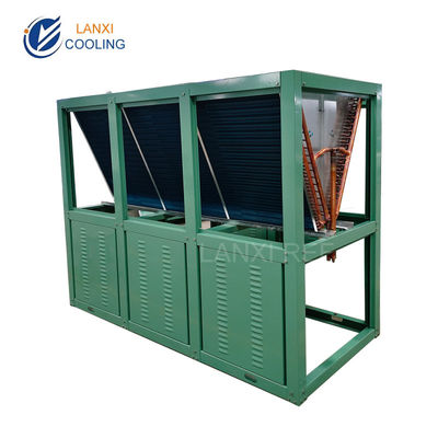Box type V Shape Air cooled Condenser for Compressor Unit Refrigeration ...