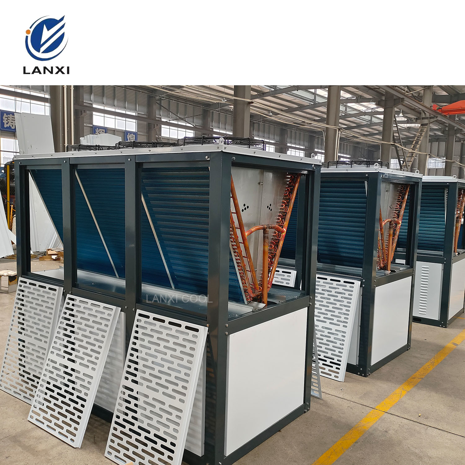 up Flow Box Type Air Cooled Condenser for Cold Storage Equipment ...